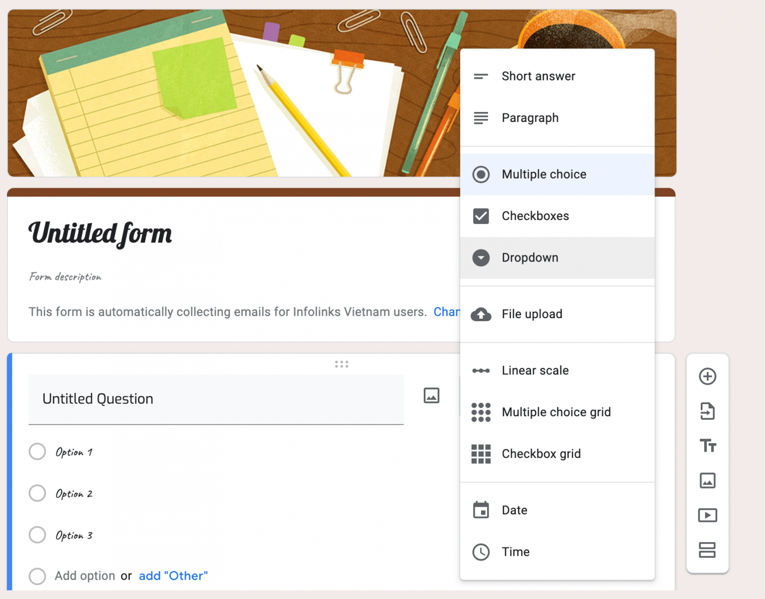 Tạo bản khảo sát và biểu mẫu đăng ký dễ dàng với Google Forms ...