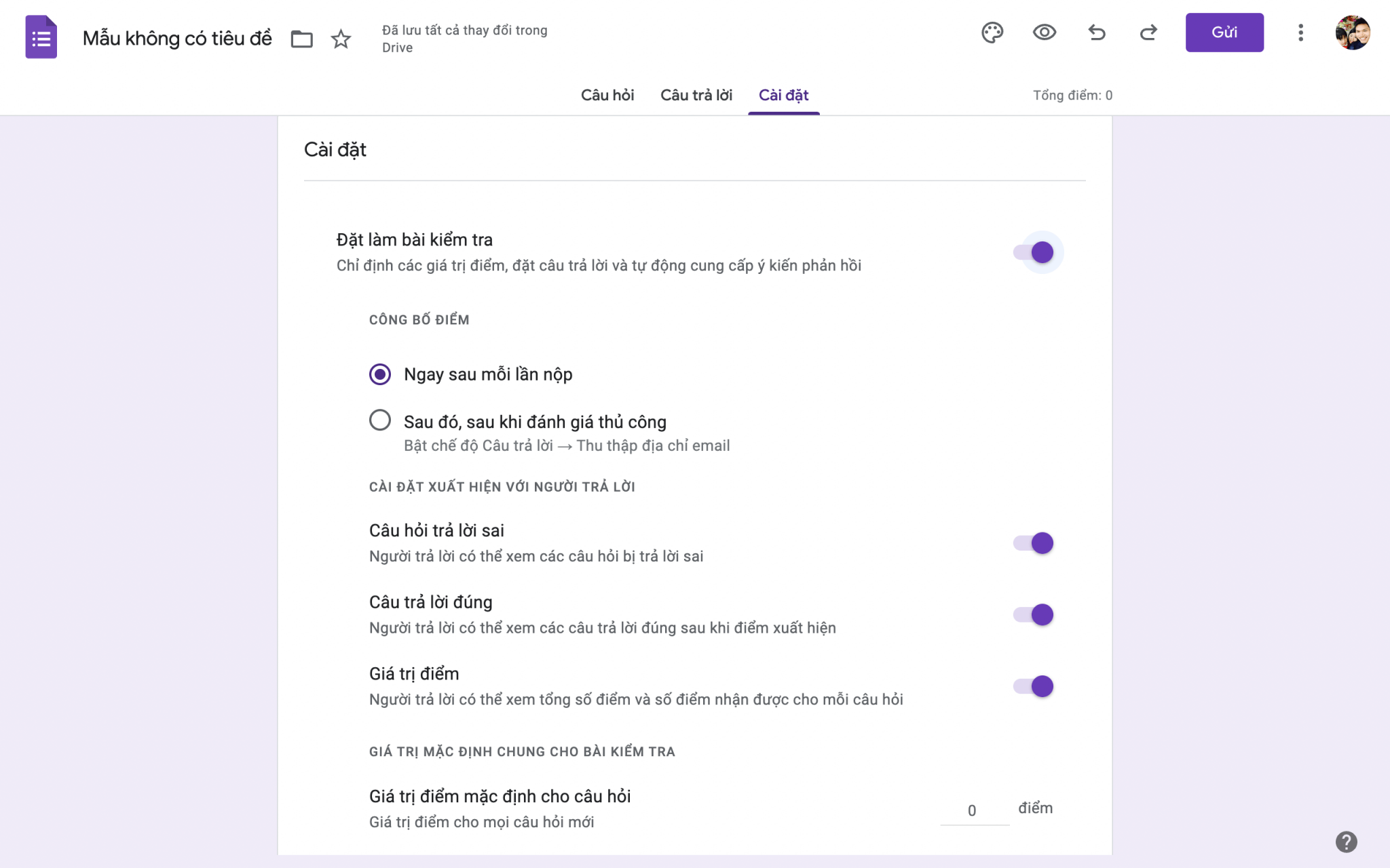 Hướng dẫn sử dụng Google Forms để tạo Bài kiểm tra dành cho giáo viên ...